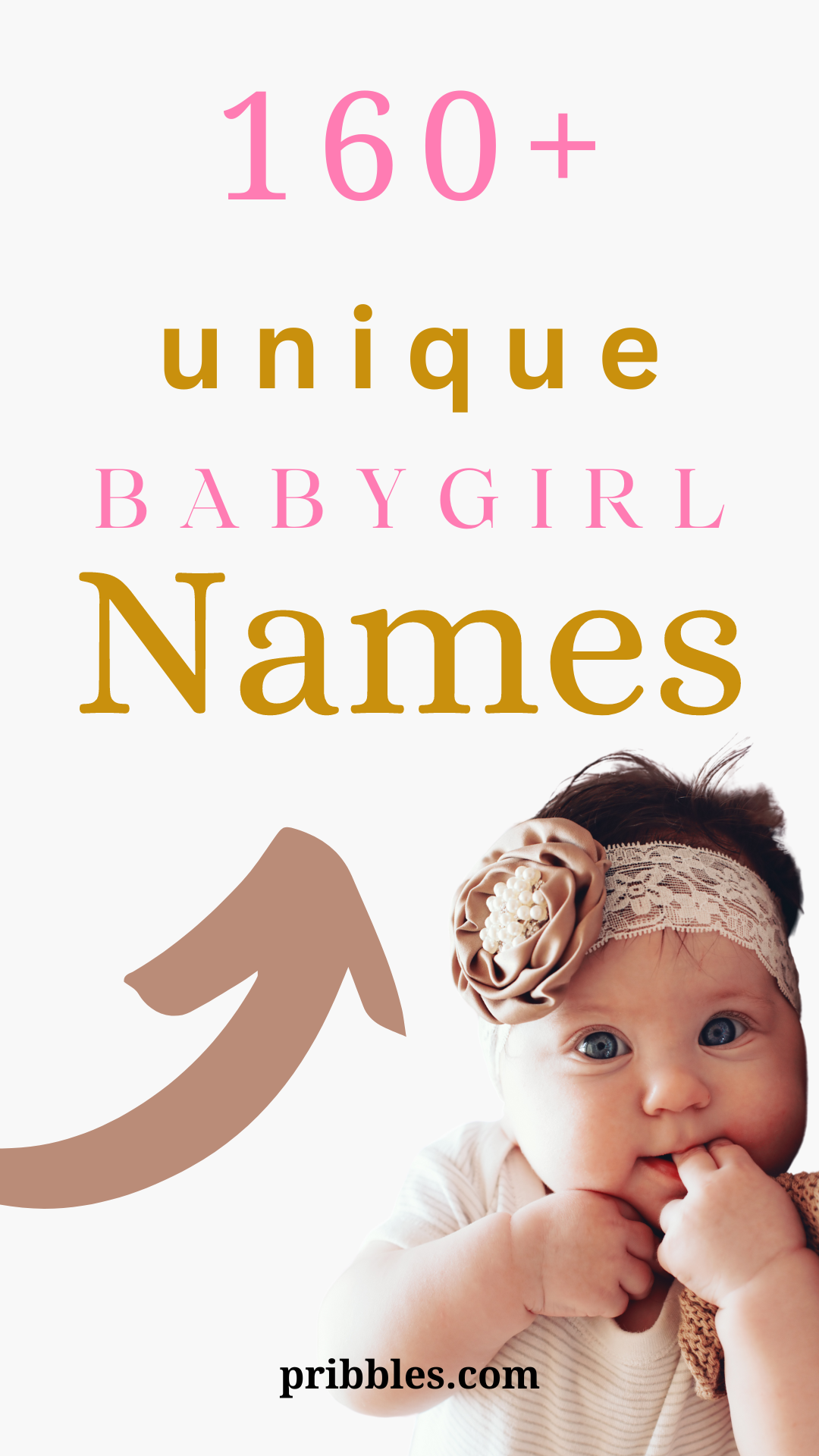 160+ Unique Names for Girls (Sweet & Beautiful) - Pribbles