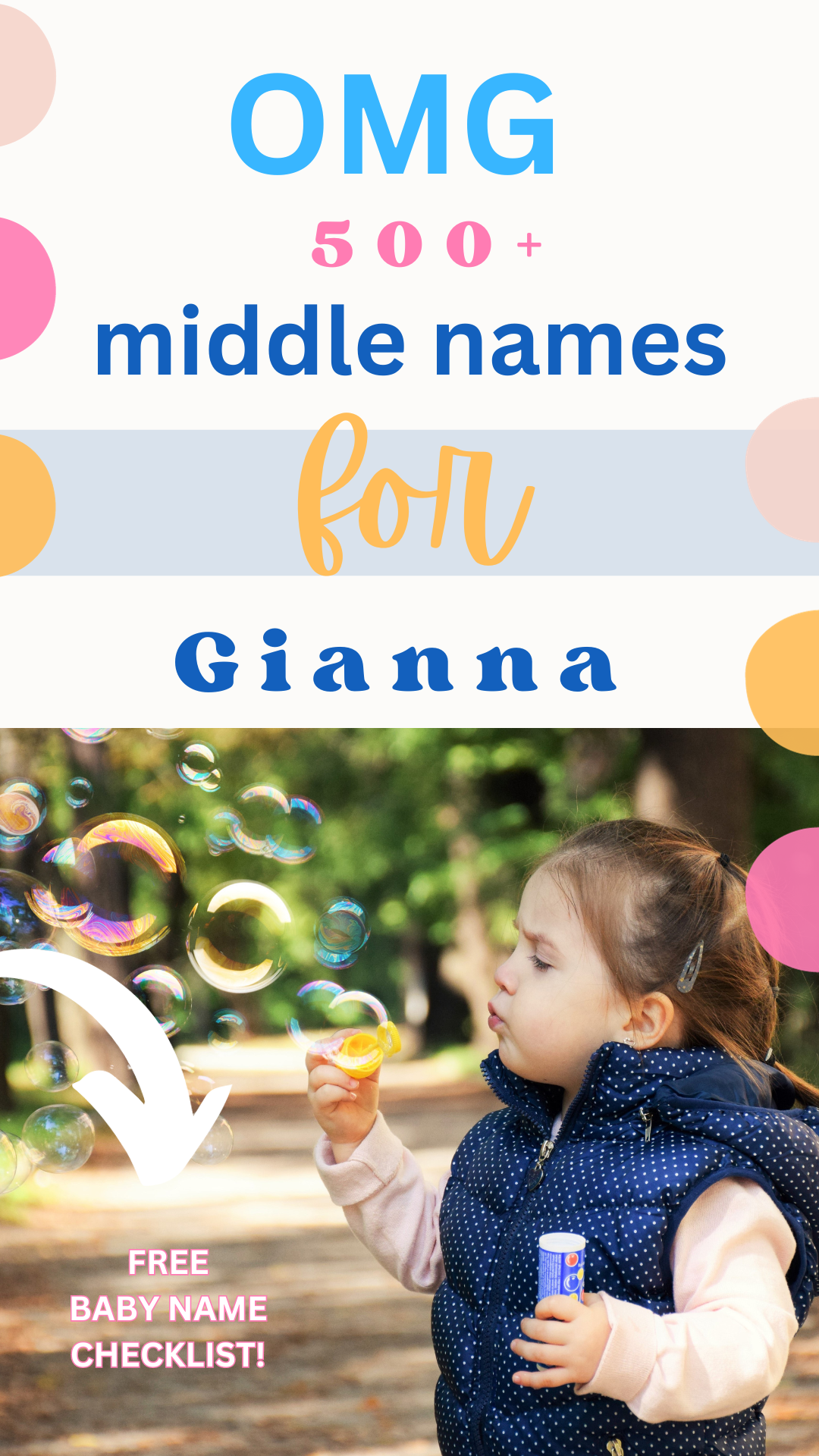 500+ Middle Names for Gianna (So Many Amazing Names!) - Pribbles
