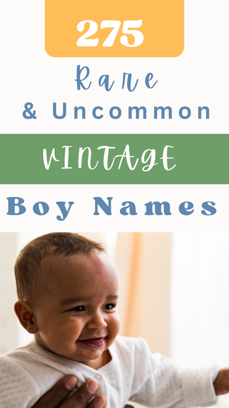 270+ Unique Old Fashion Boy Names You're Going To Love (RARE & COOL ...