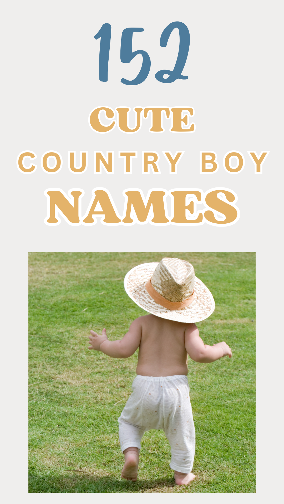 152 Country Baby Boy Names: The Cutest Names, Y'all! - Pribbles