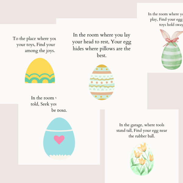 13 Free Easter Scavenger Hunt Printables - Pribbles