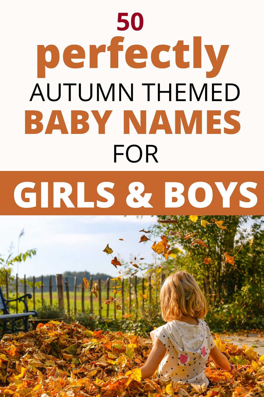 50 Cute Autumn Baby Names (Pretty & Strong) - Pribbles