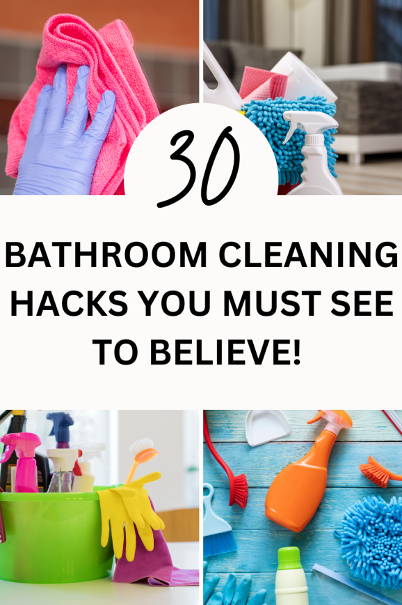 30 Hacks to the cleanest bathroom You'll Ever Need! - Pribbles