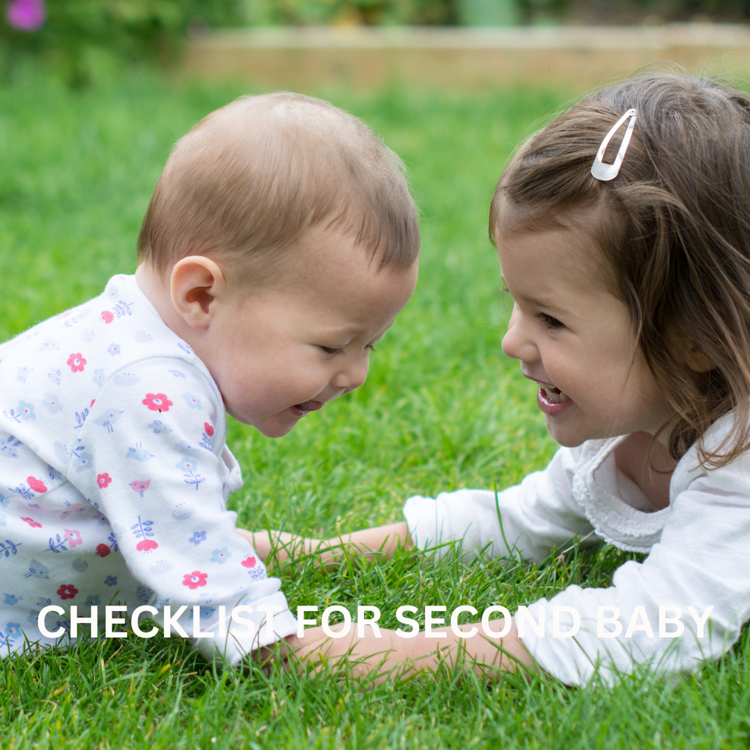 Checklist for second baby (what you need & what you can reuse!) - Pribbles