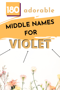 180 Beautiful Middle Names for Violet - Pribbles