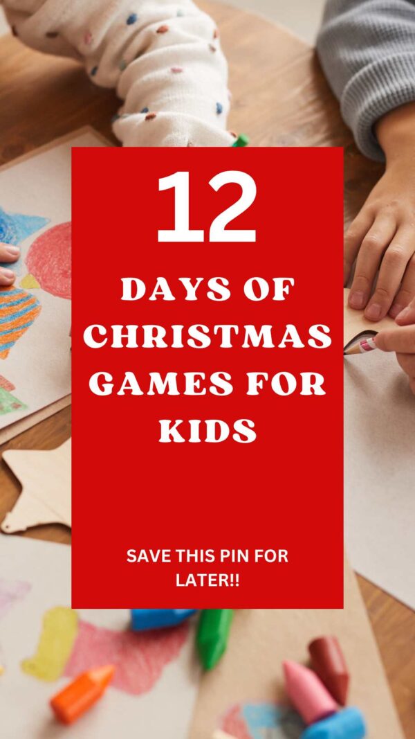 12 Days of Christmas Games + Christmas Activity Ideas for Kids - Pribbles