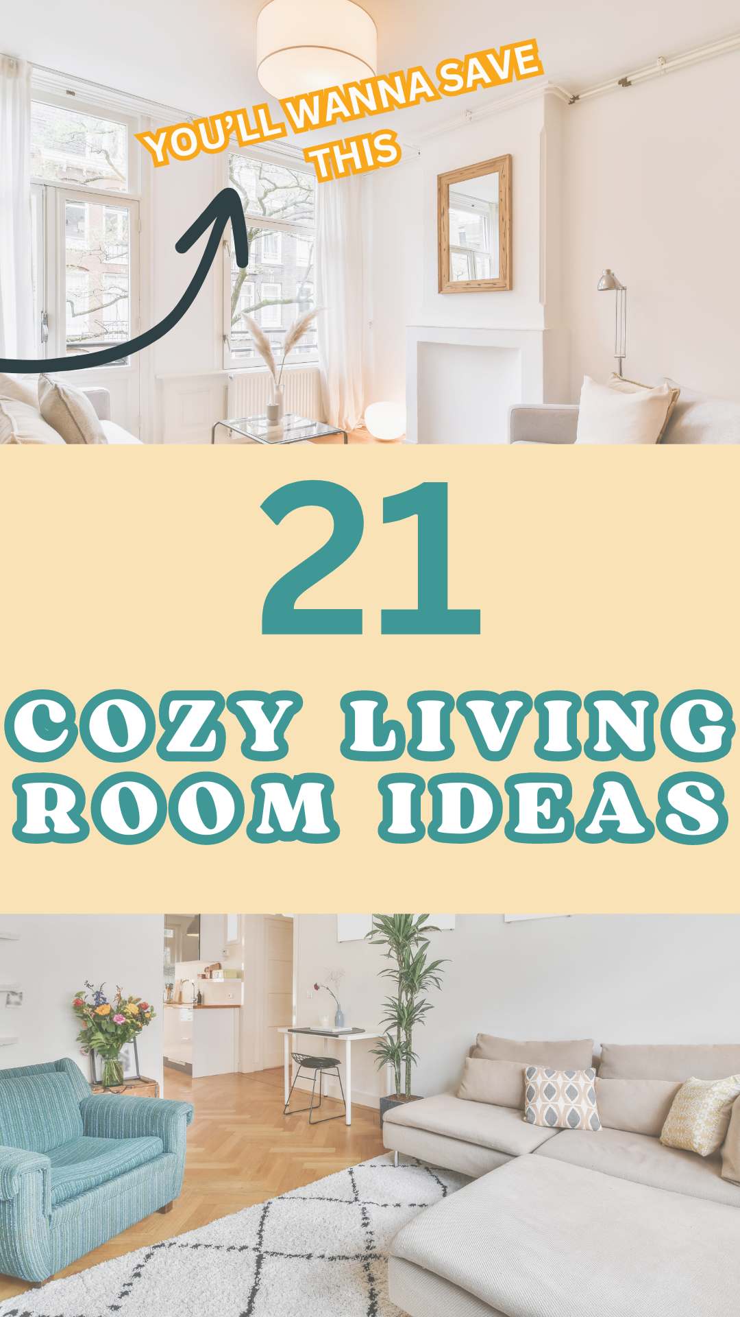 21 Cozy Living Room Ideas You'll Want To Implement This Year! - Pribbles