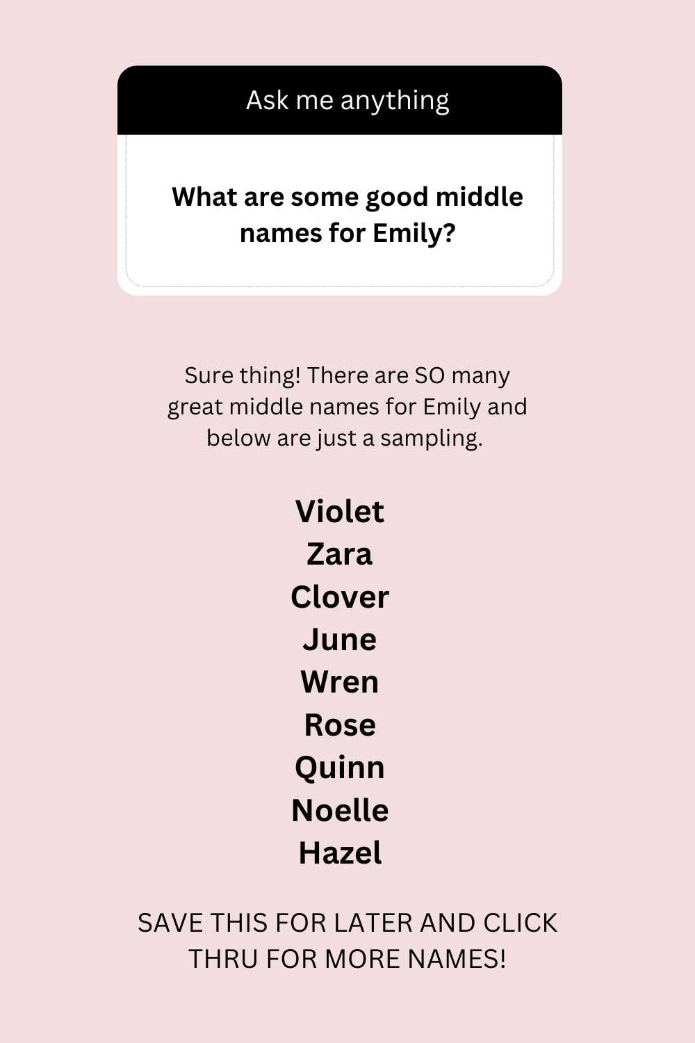 70+ Beautiful Middle Names for Emily - Pribbles