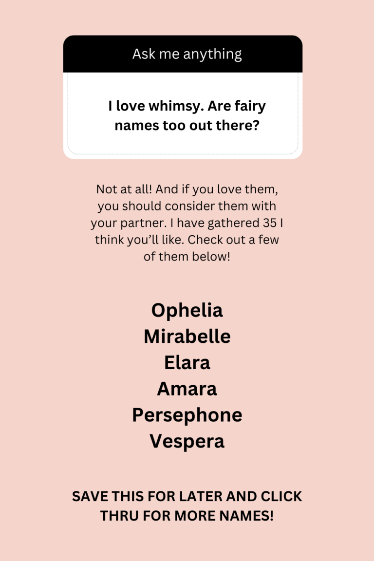 35 Whimsical Fairy Baby Girl Names That Are So Cute You'll Have To Use ...