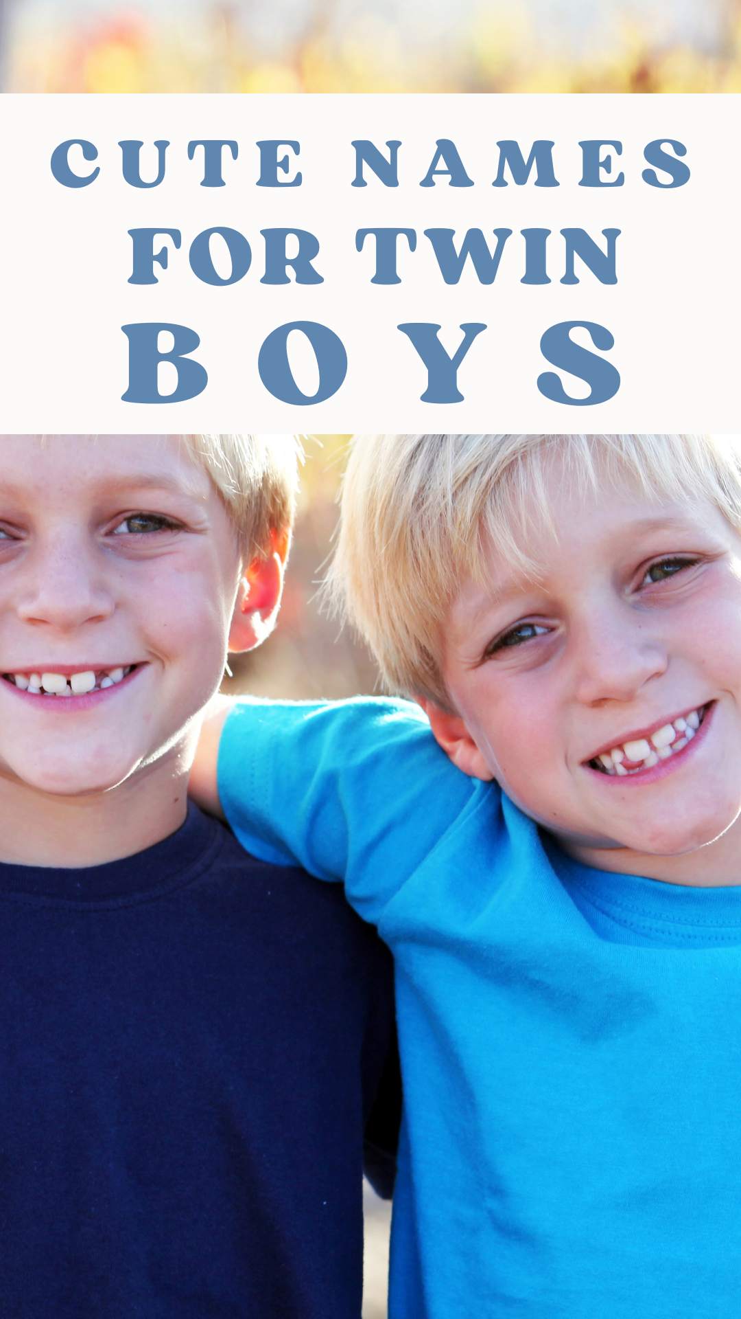 150 Names for Boy Twins - Pribbles