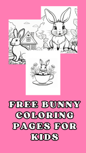 7 Super Cute Bunny Coloring Pages for Kids - Pribbles