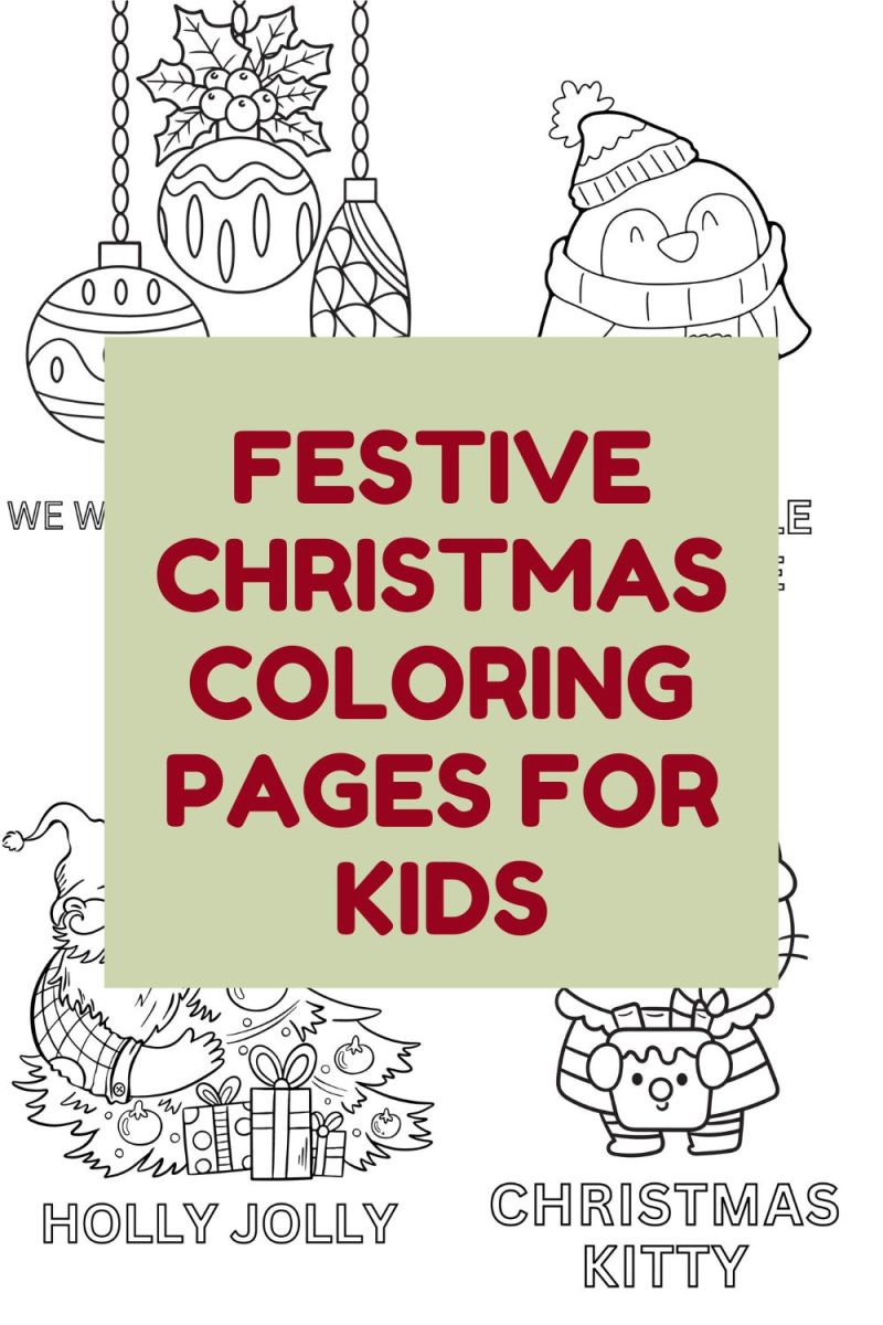 16 Festive Christmas Coloring Pages for Kids - Pribbles