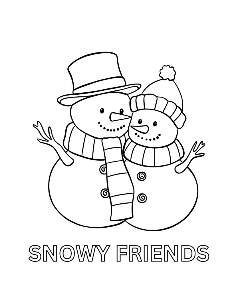 16 Festive Christmas Coloring Pages for Kids - Pribbles