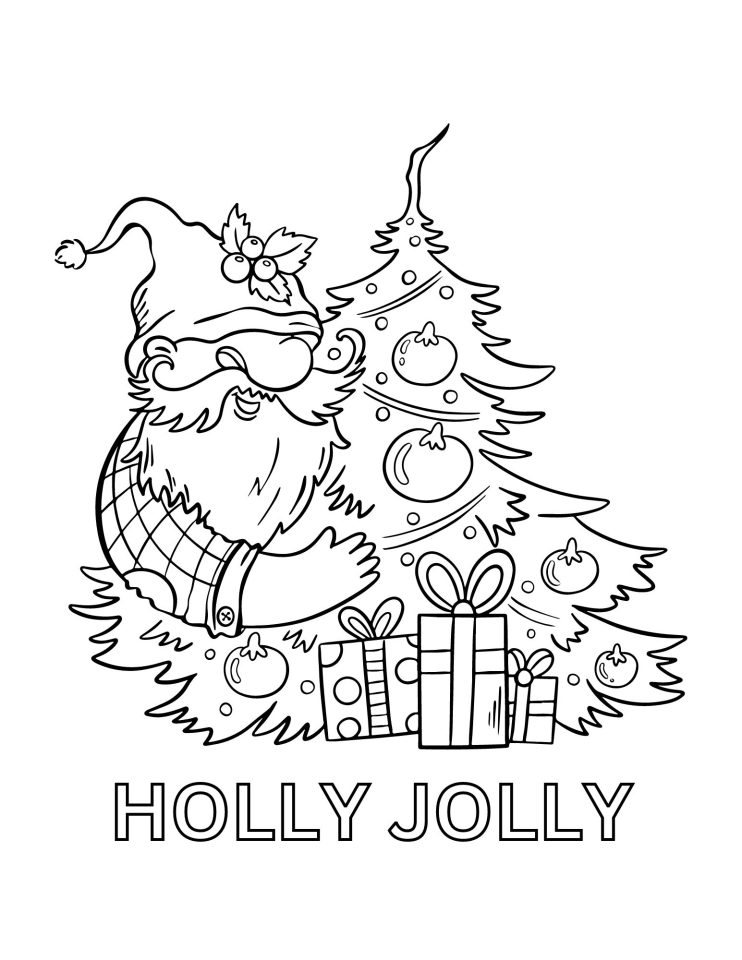 16 Festive Christmas Coloring Pages for Kids - Pribbles