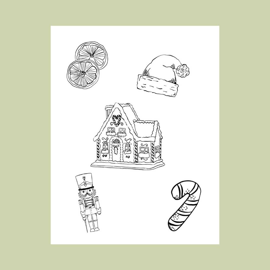 12 Wintery Holiday Christmas Coloring Pages for Kids - Pribbles