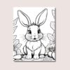 7 Super Cute Bunny Coloring Pages for Kids - Pribbles