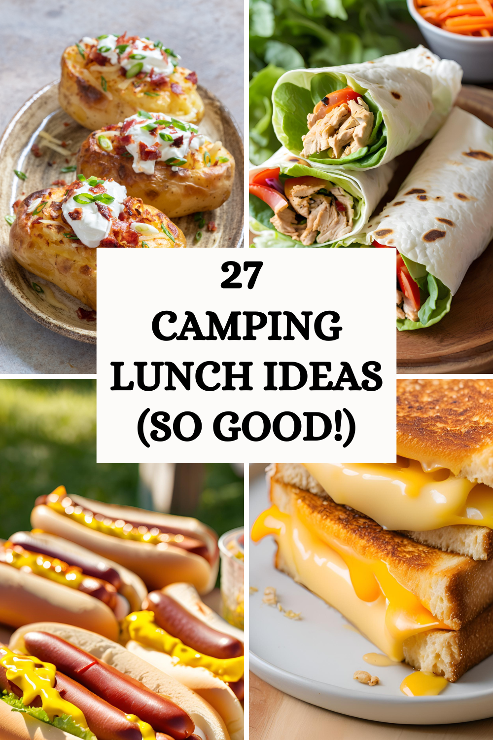 27 Camping Lunch Ideas (Easy & Tasty!) - Pribbles