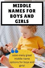 Middle Names Examples (Classic, Unique, and Trendy!) - Pribbles