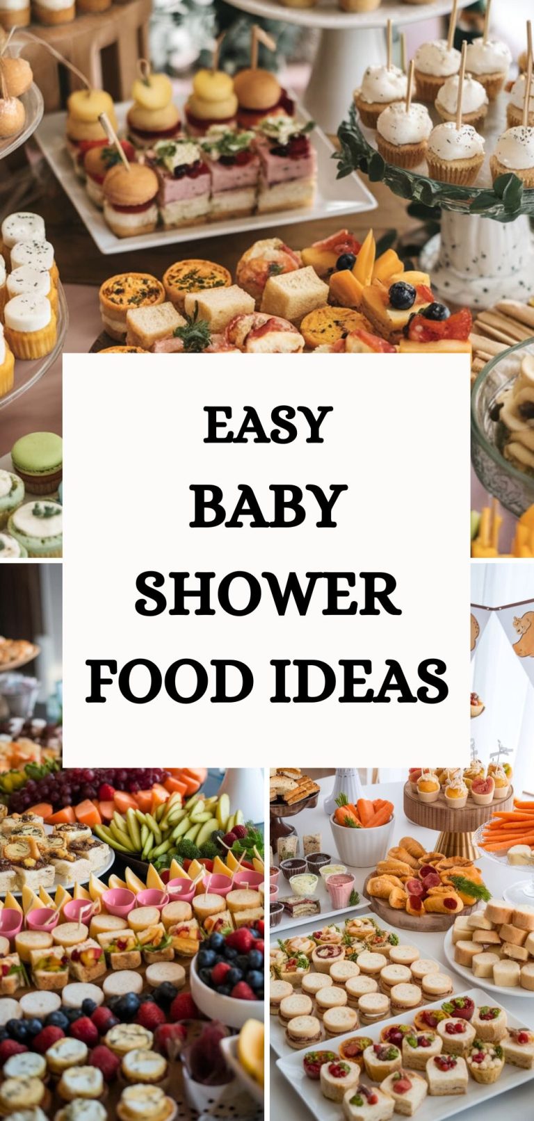 32 Easy Baby Shower Food Ideas for a Stress-Free Celebration - Pribbles