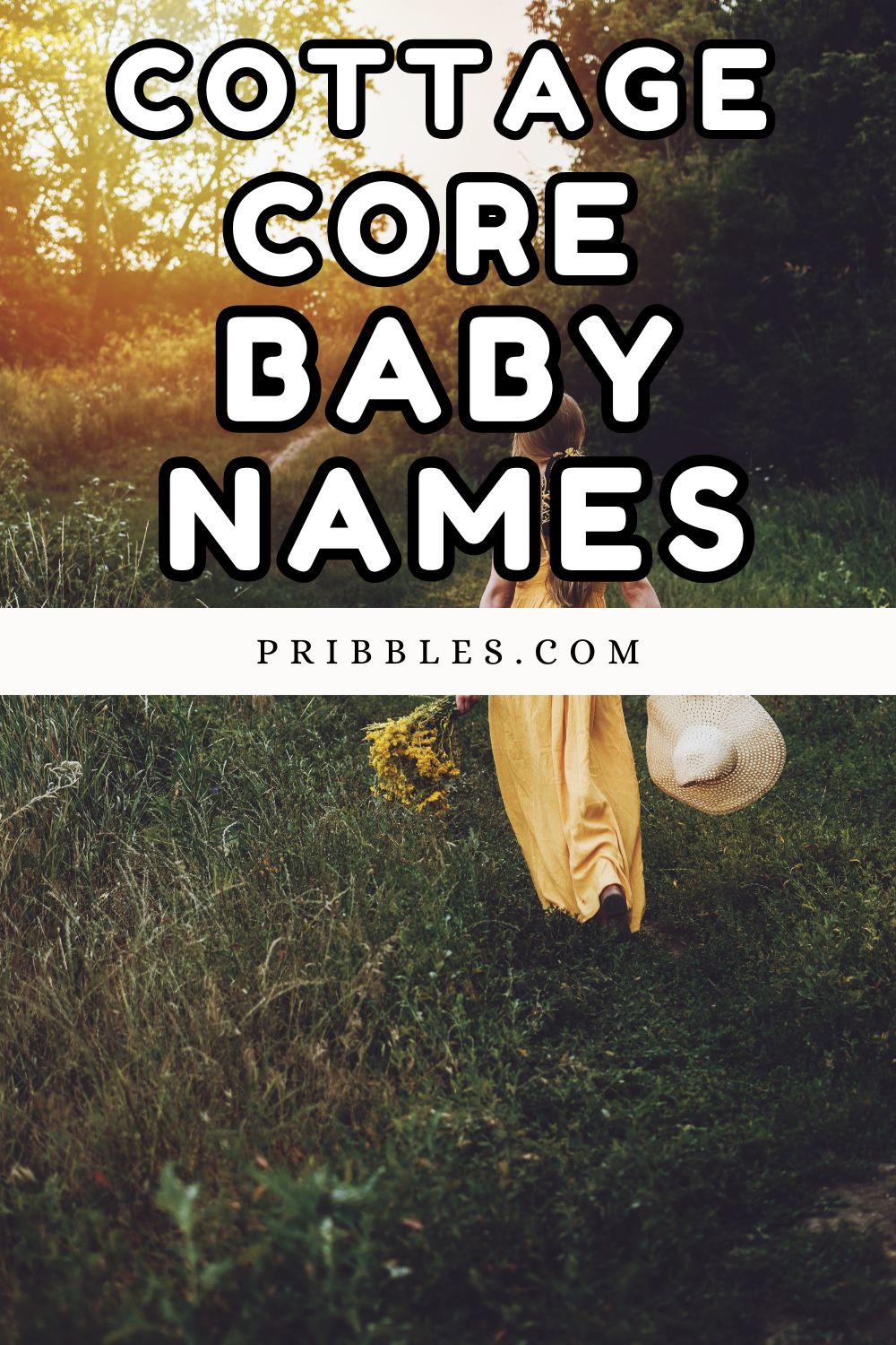 50 Cottagecore Baby Names for Boys and Girls (With Meanings!) - Pribbles