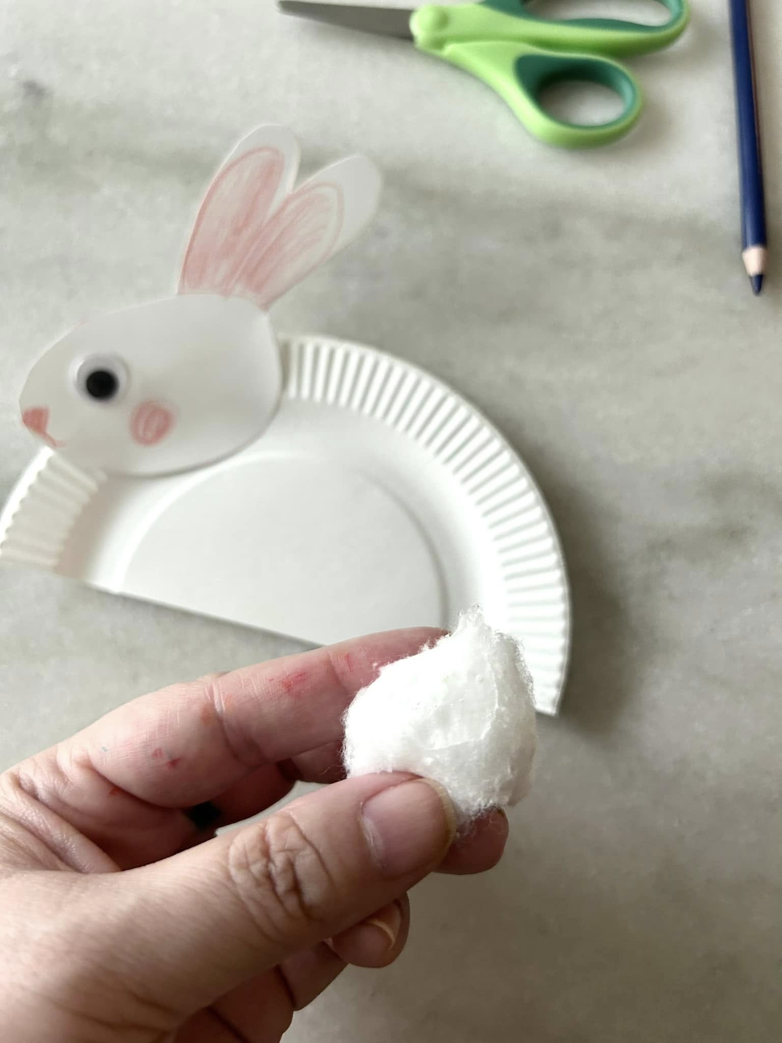 Paper Plate Bunny Craft for Toddlers and Preschoolers - Pribbles