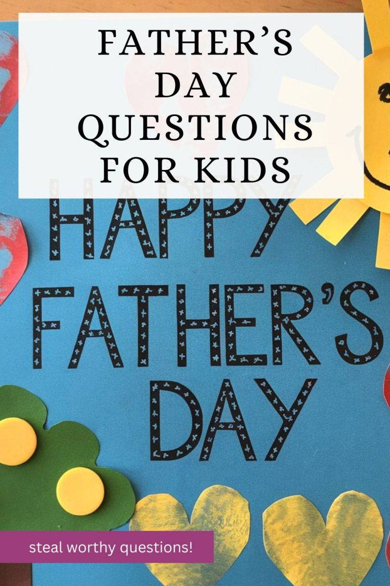 Father’s Day Questions for Kids to Fill Out for Their Dad - Pribbles
