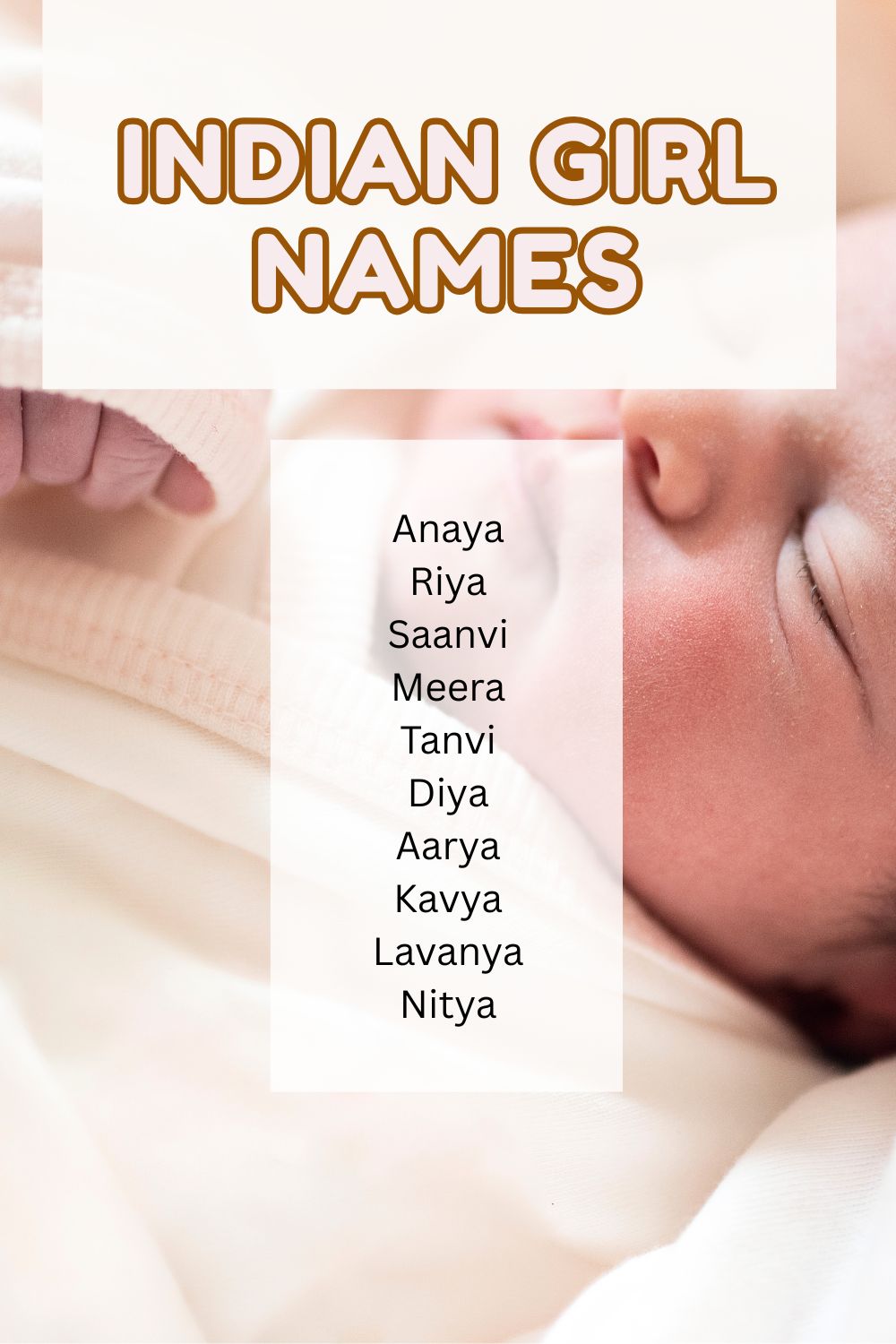 75 Meaningful Indian Names for Baby Girls - Pribbles