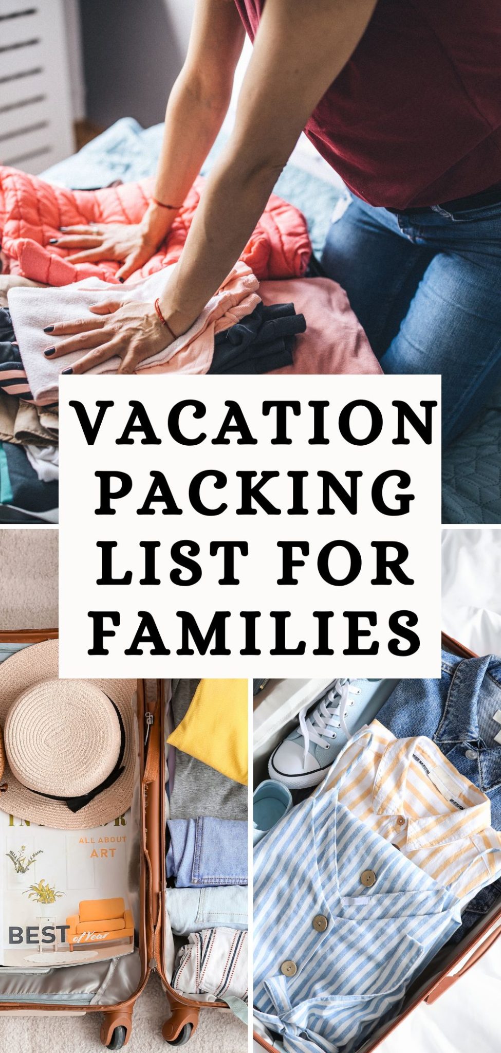 Ultimate Family Vacation Packing List (with Tips for Stress-Free Travel ...