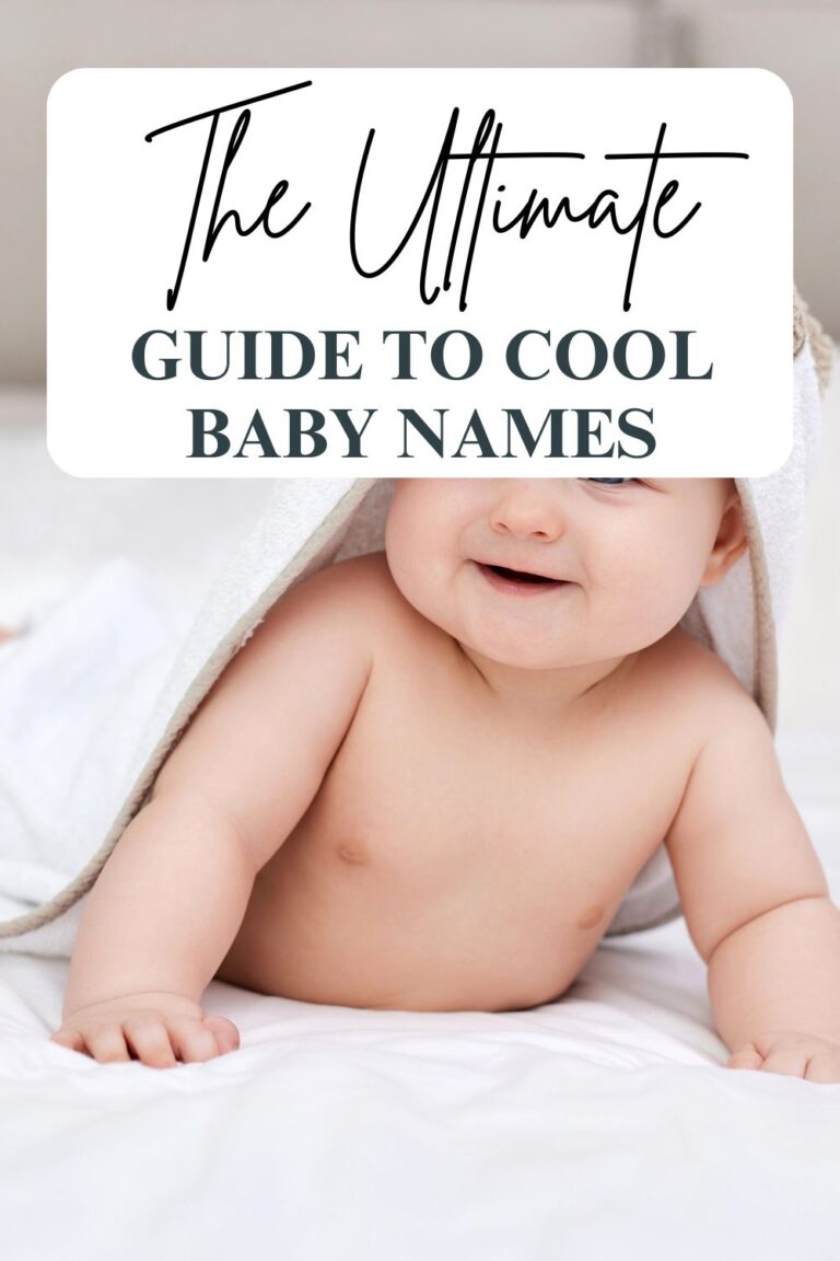 100 Cool Baby Names That Sound Effortlessly Stylish - Pribbles