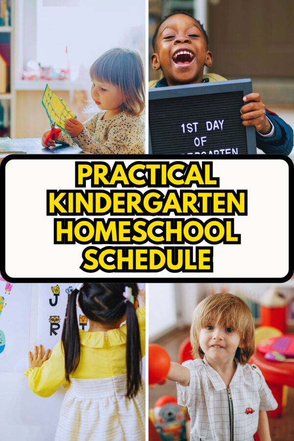 How to Create a Kindergarten Homeschool Schedule That Flows - Pribbles