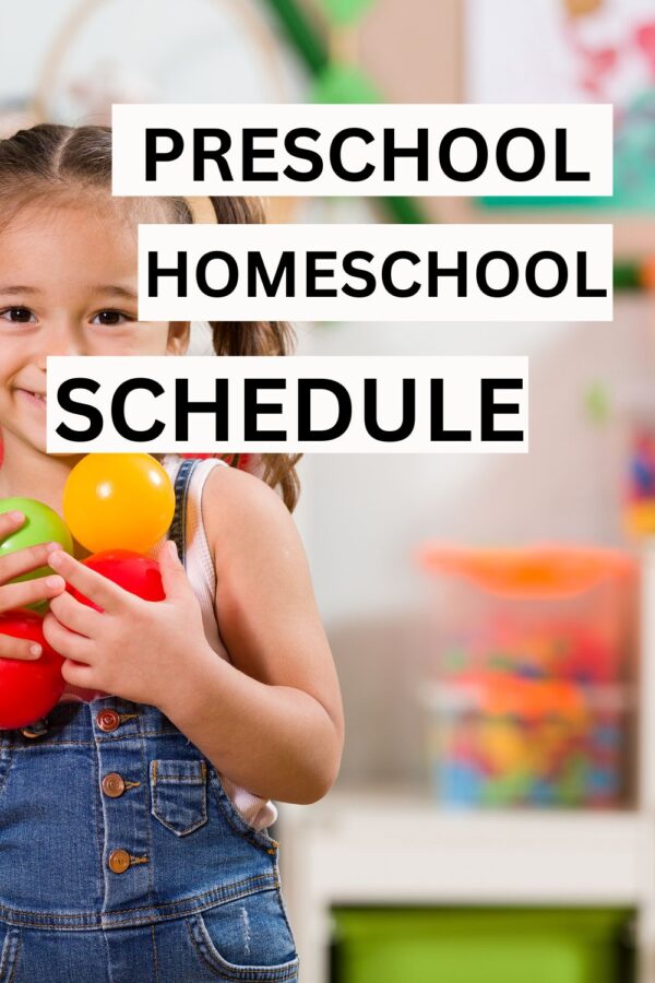 How to Create a Preschool Homeschool Schedule That Flows - Pribbles