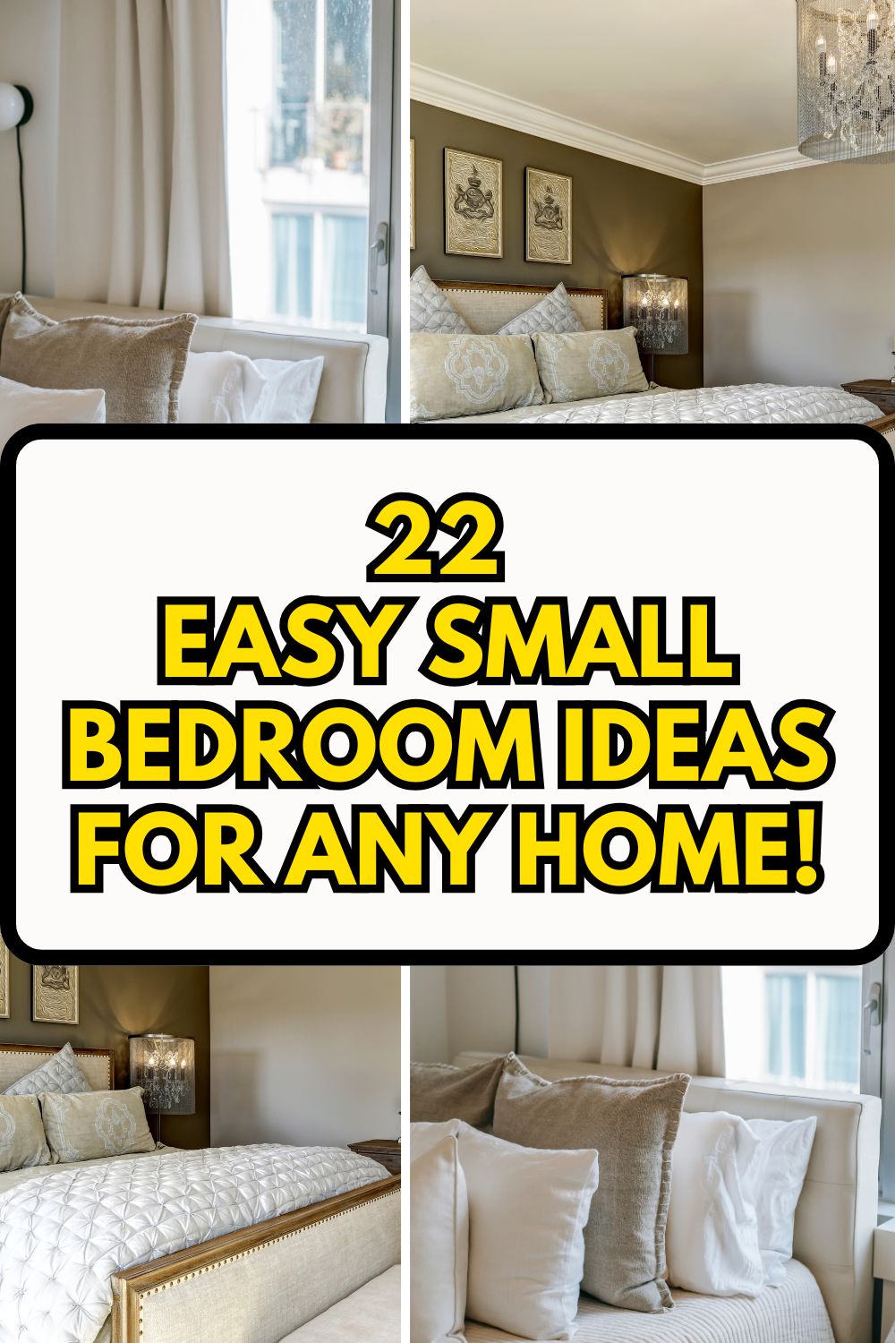 22 Small Bedroom Ideas That Make a Big Impact - Pribbles