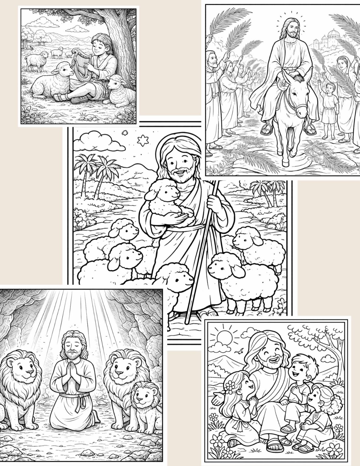 18 Free Bible Coloring Sheets for Kids - Pribbles